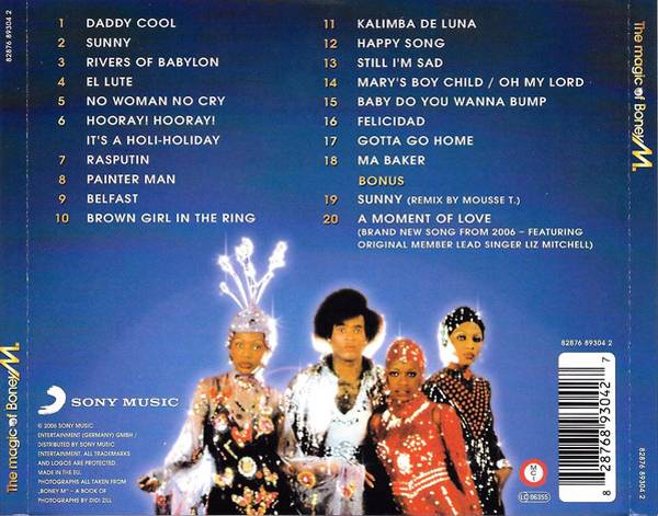 Boney M The Magic Of Boney M : Back | CD Covers | Cover Century | Over ...